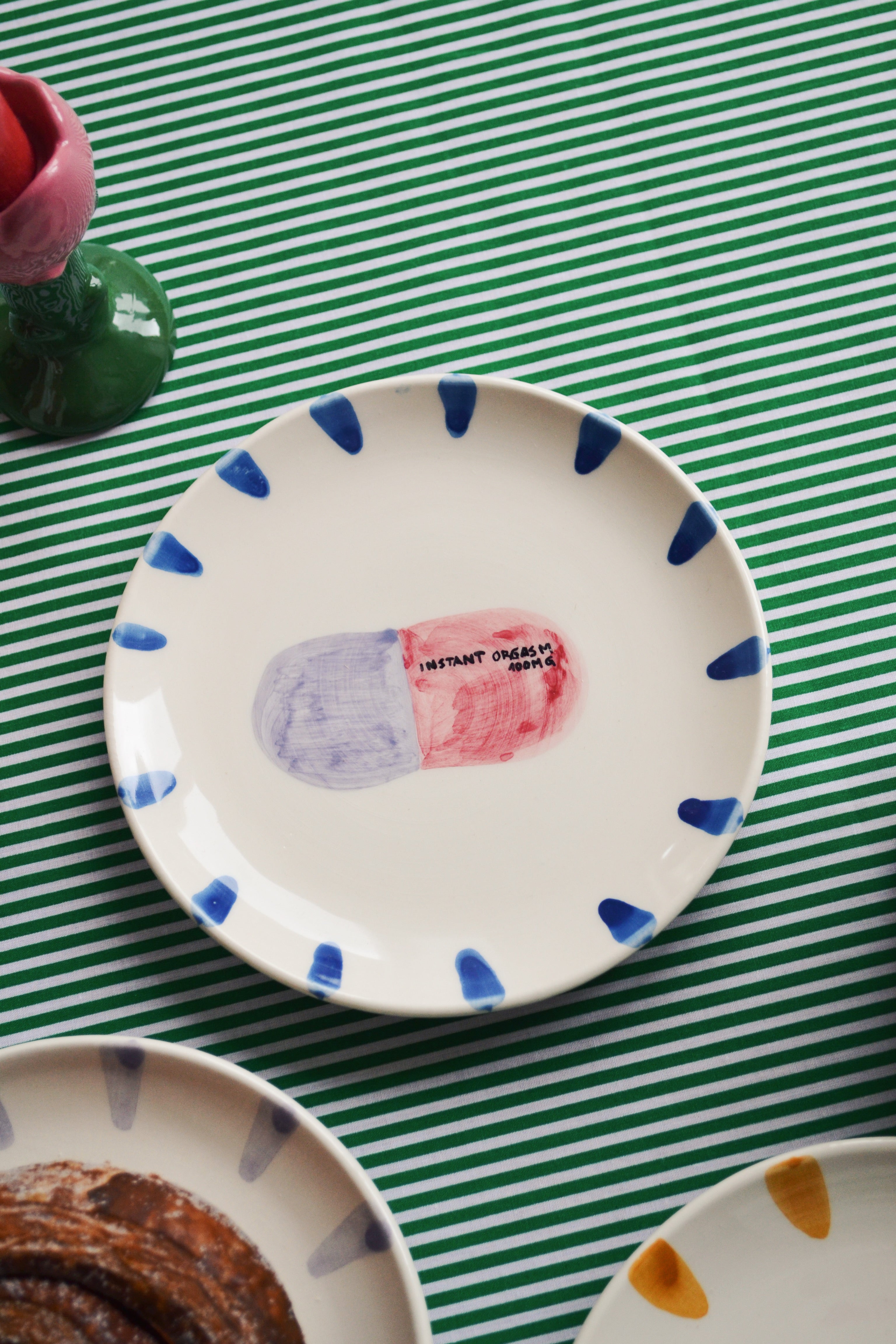 Instant Pleasure Pill Dessert Plate – Spicer and Wood