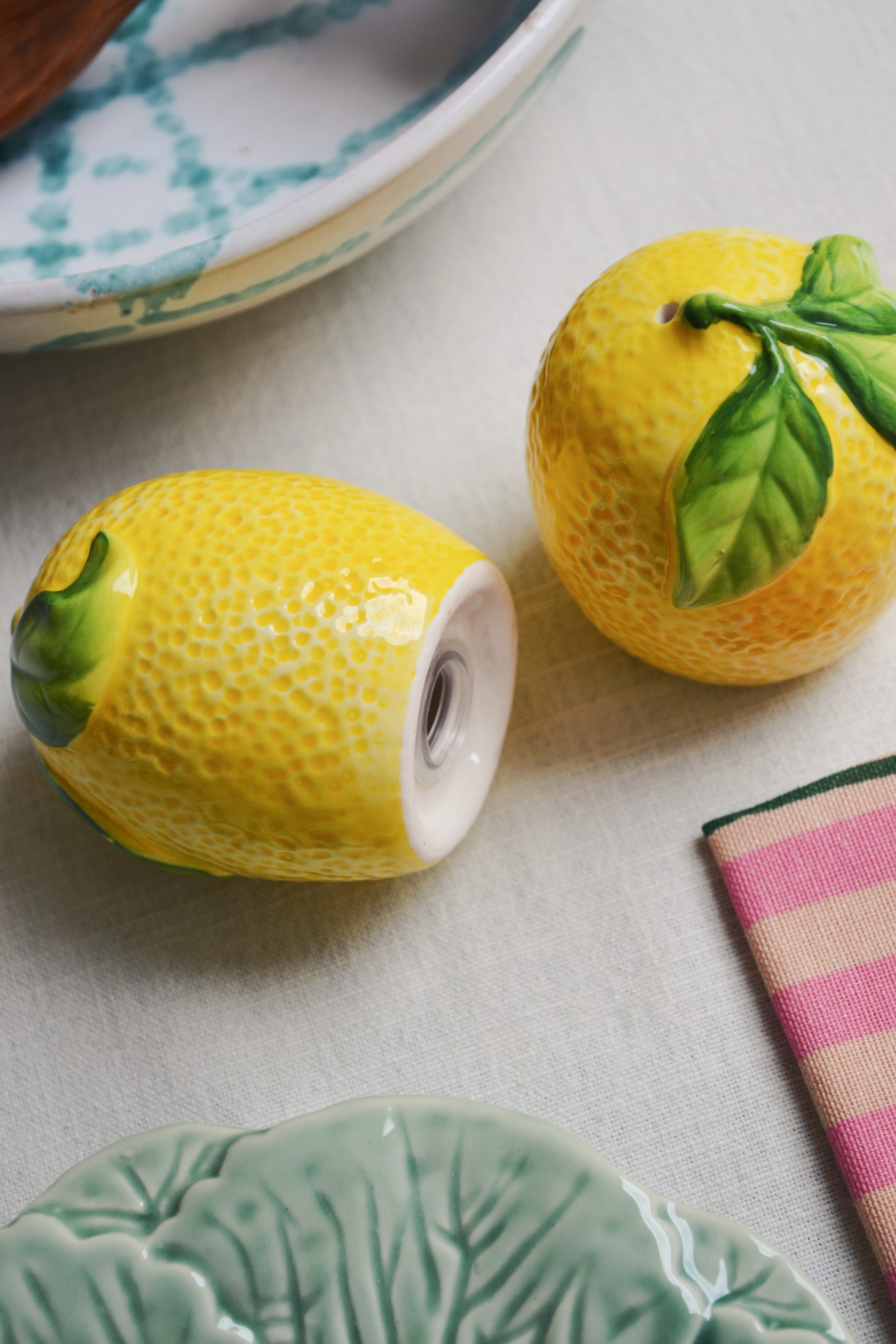 Lemon Salt and Pepper Shakers – Spicer and Wood
