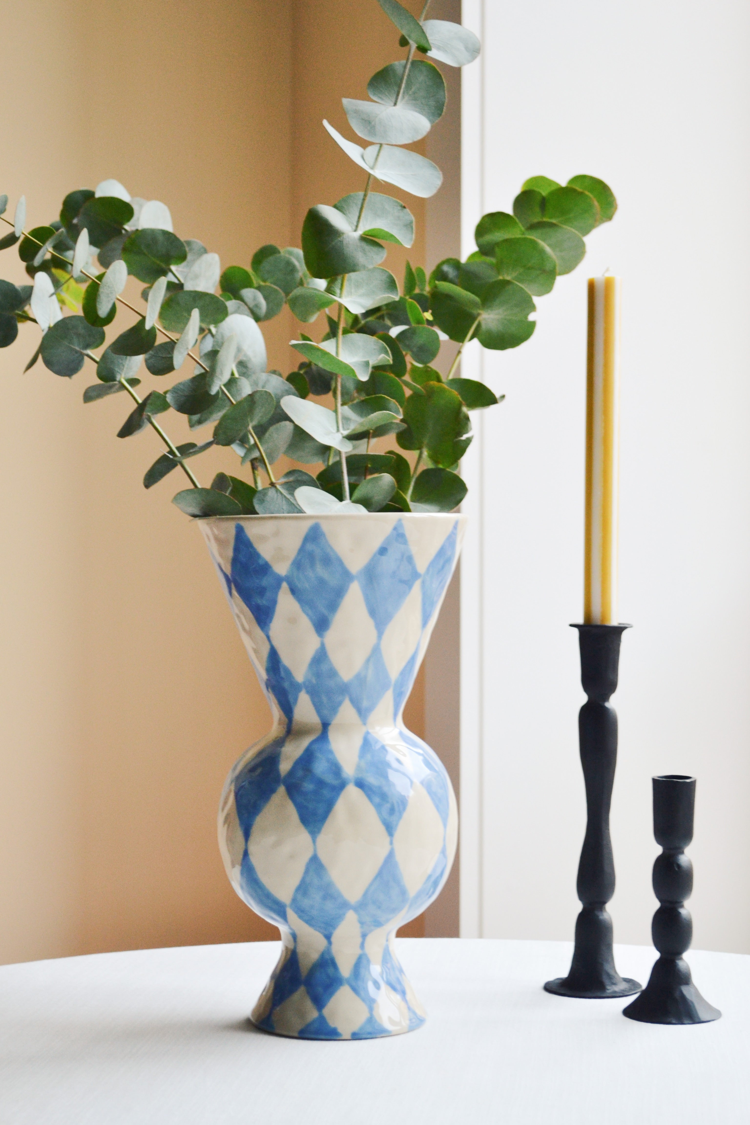 Harlequin Vase - Blue – Spicer and Wood