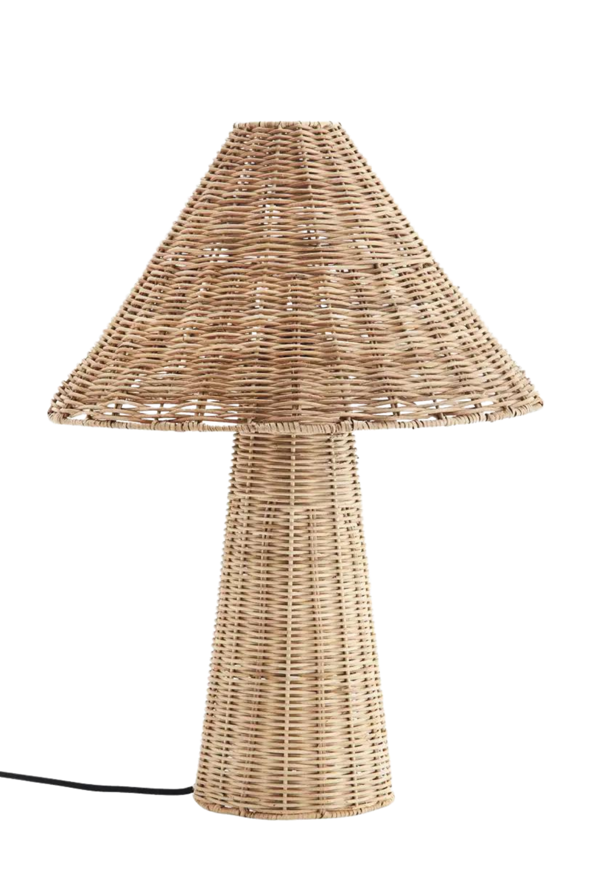 Cone Natural Rattan Table Lamp – Spicer and Wood