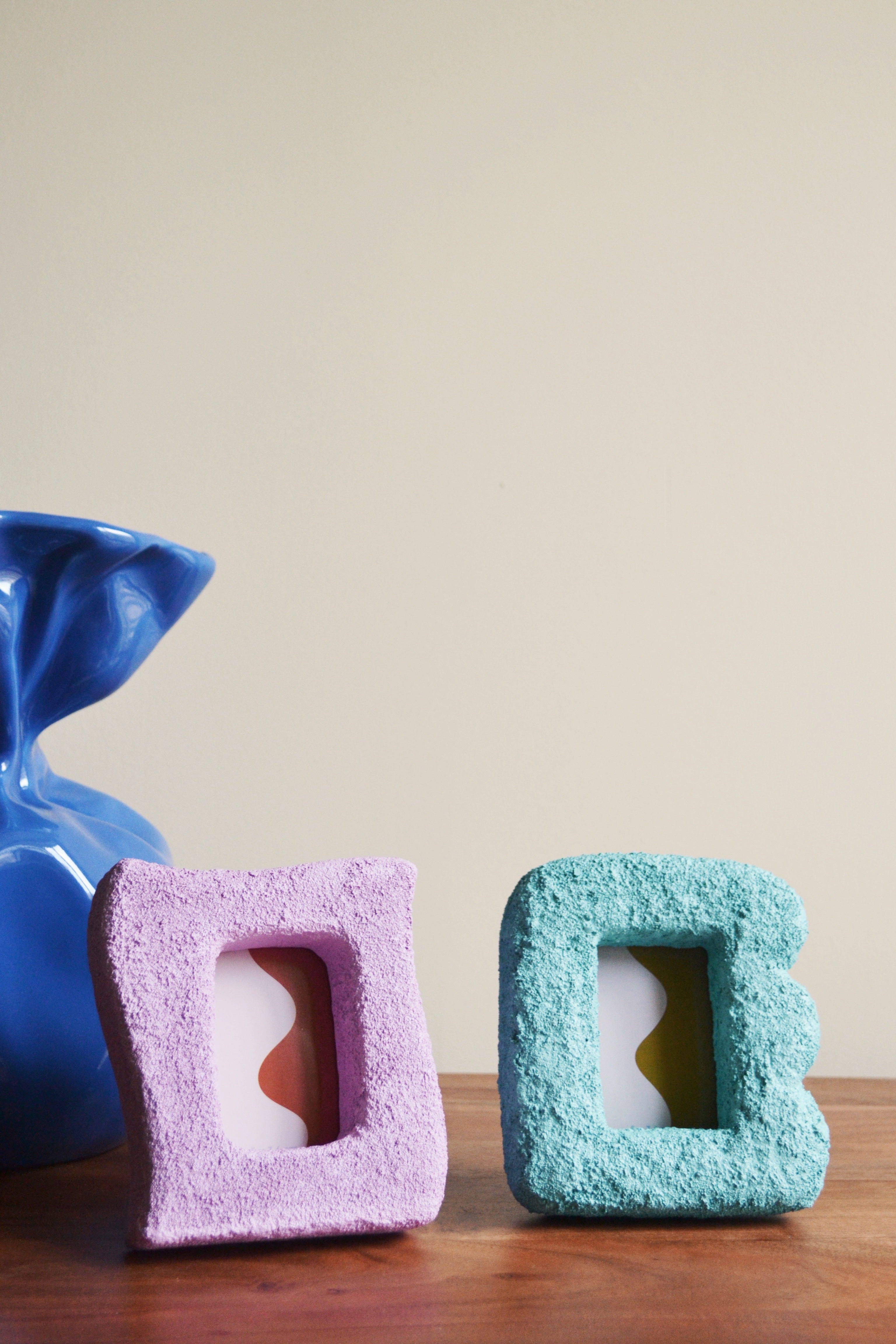 Chunky Blue Photo Frame – Spicer and Wood