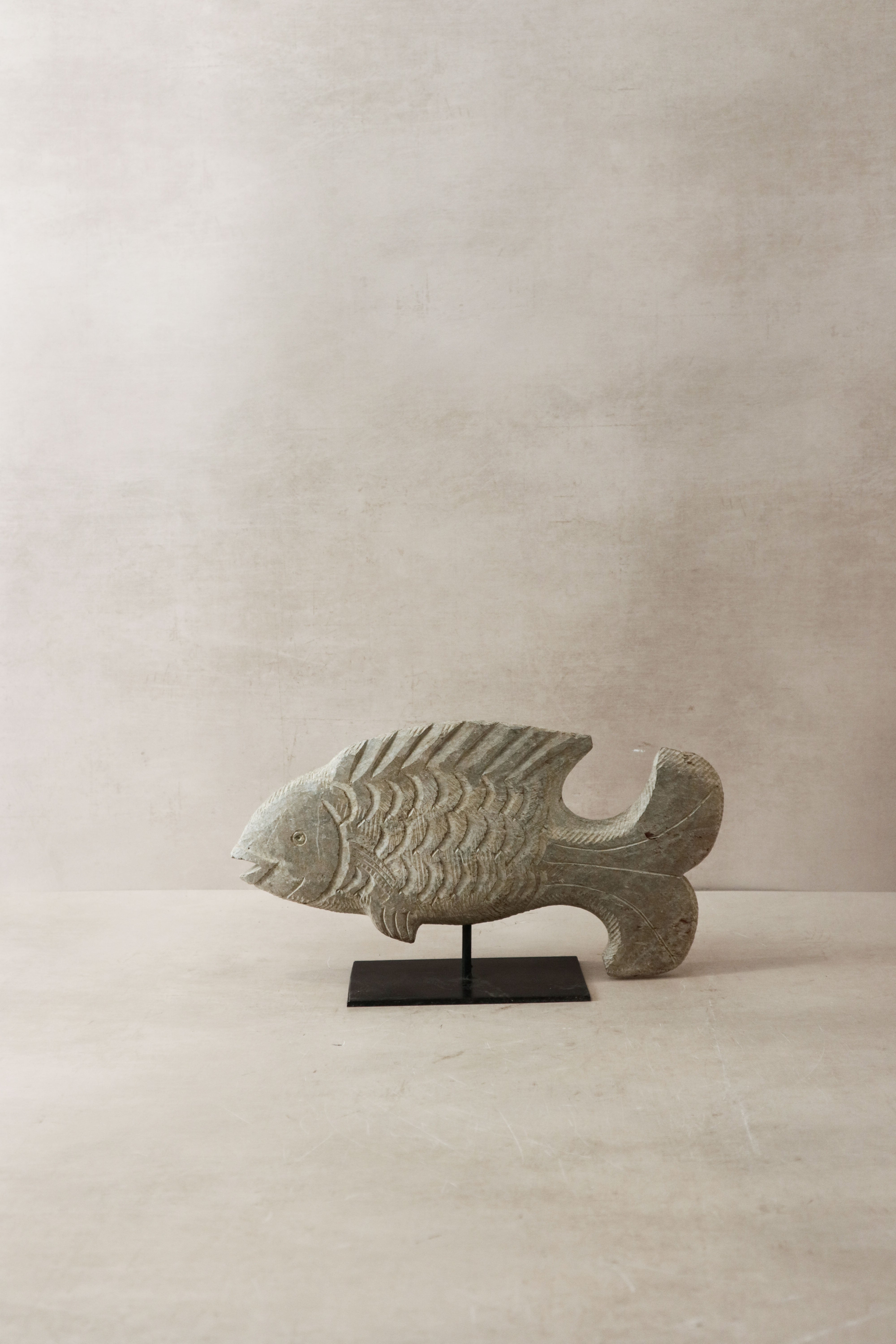 Stone Fish Sculpture - Zimbabwe - 36.2 – Spicer and Wood