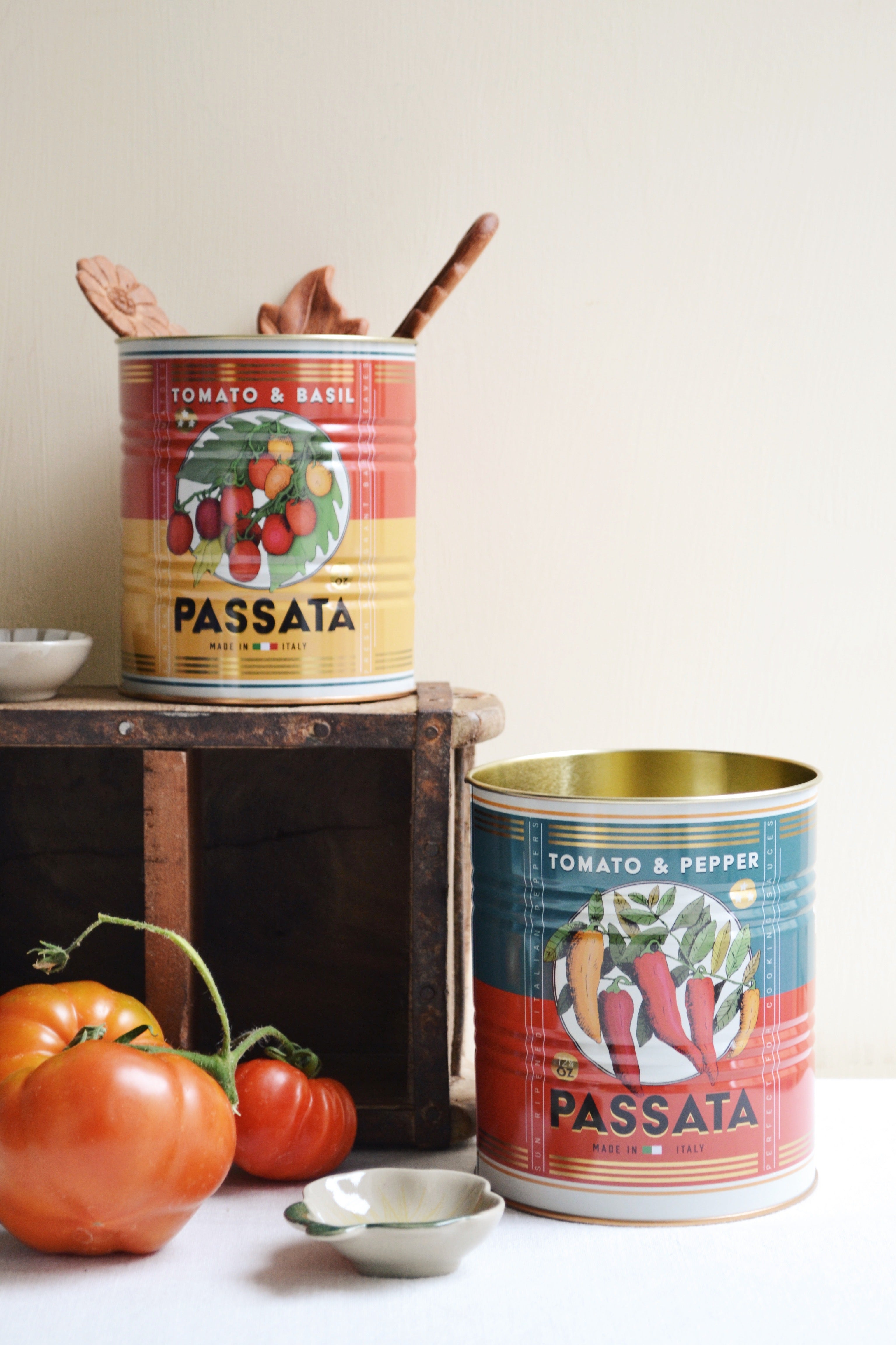 Set of Two Storage Tins - Passata – Spicer and Wood