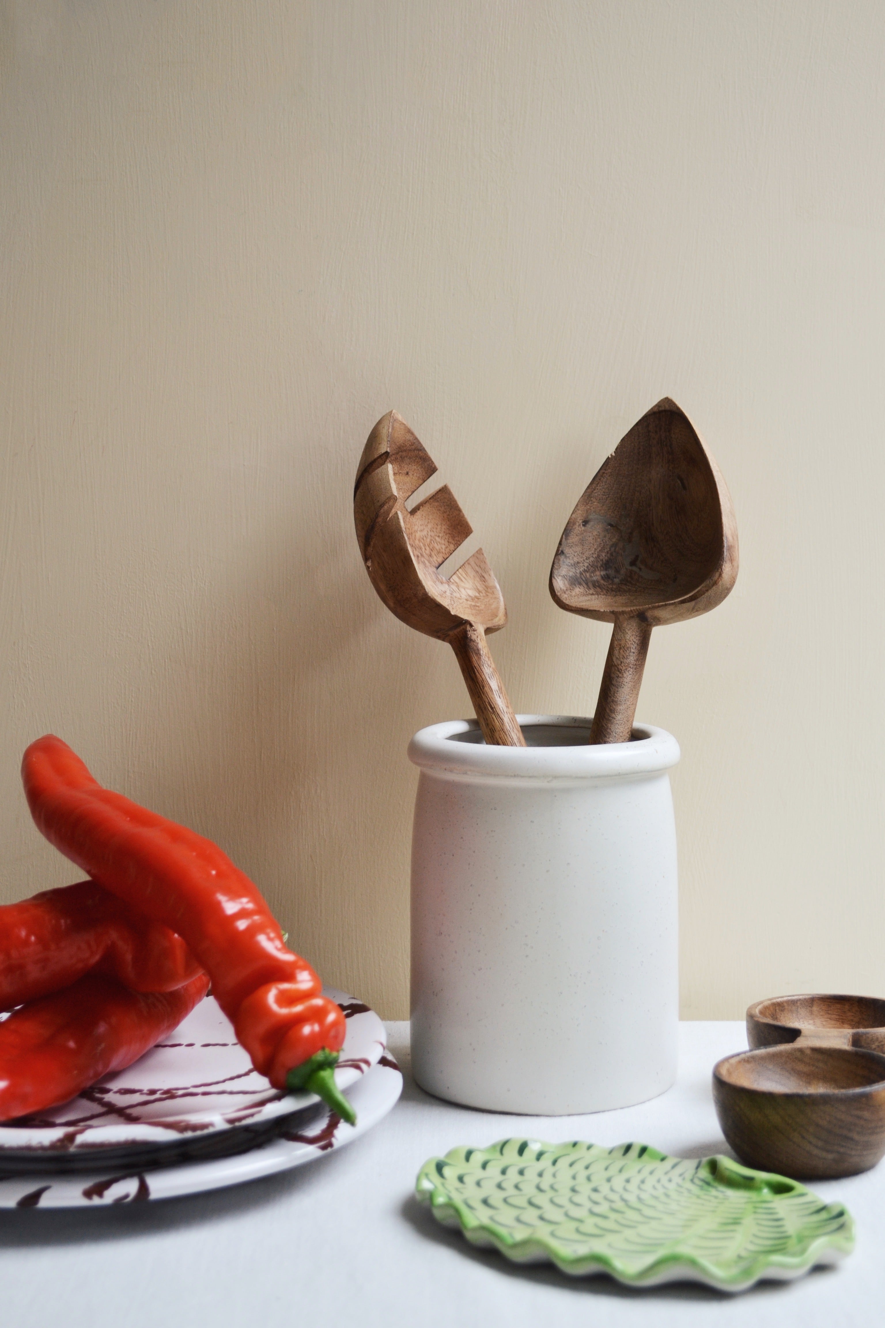 Alpine Grey / White Speckled Utensil Jar Pot – Spicer and Wood