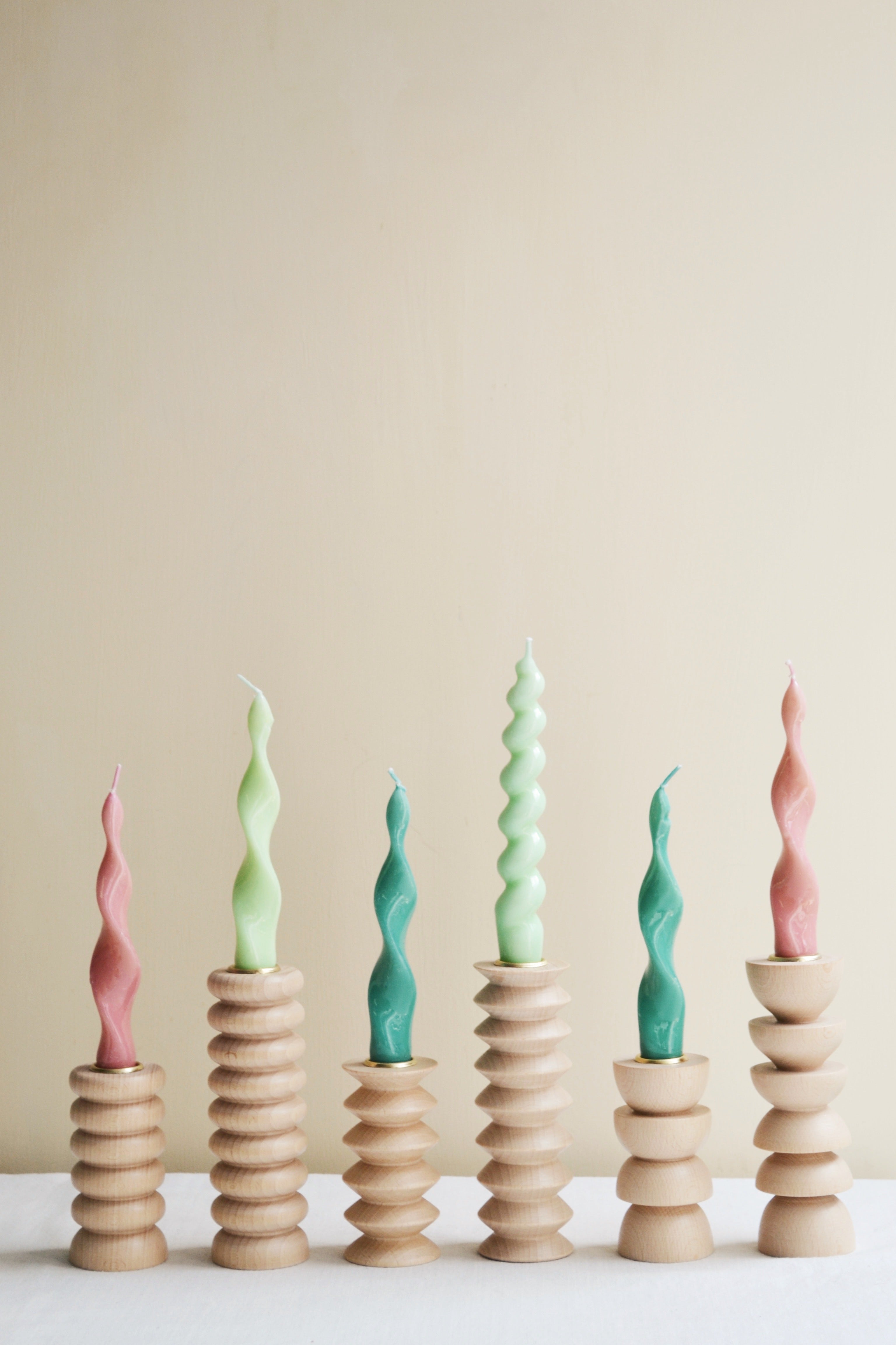 Totem Wooden Candle Holder - Three Styles Available – Spicer and Wood