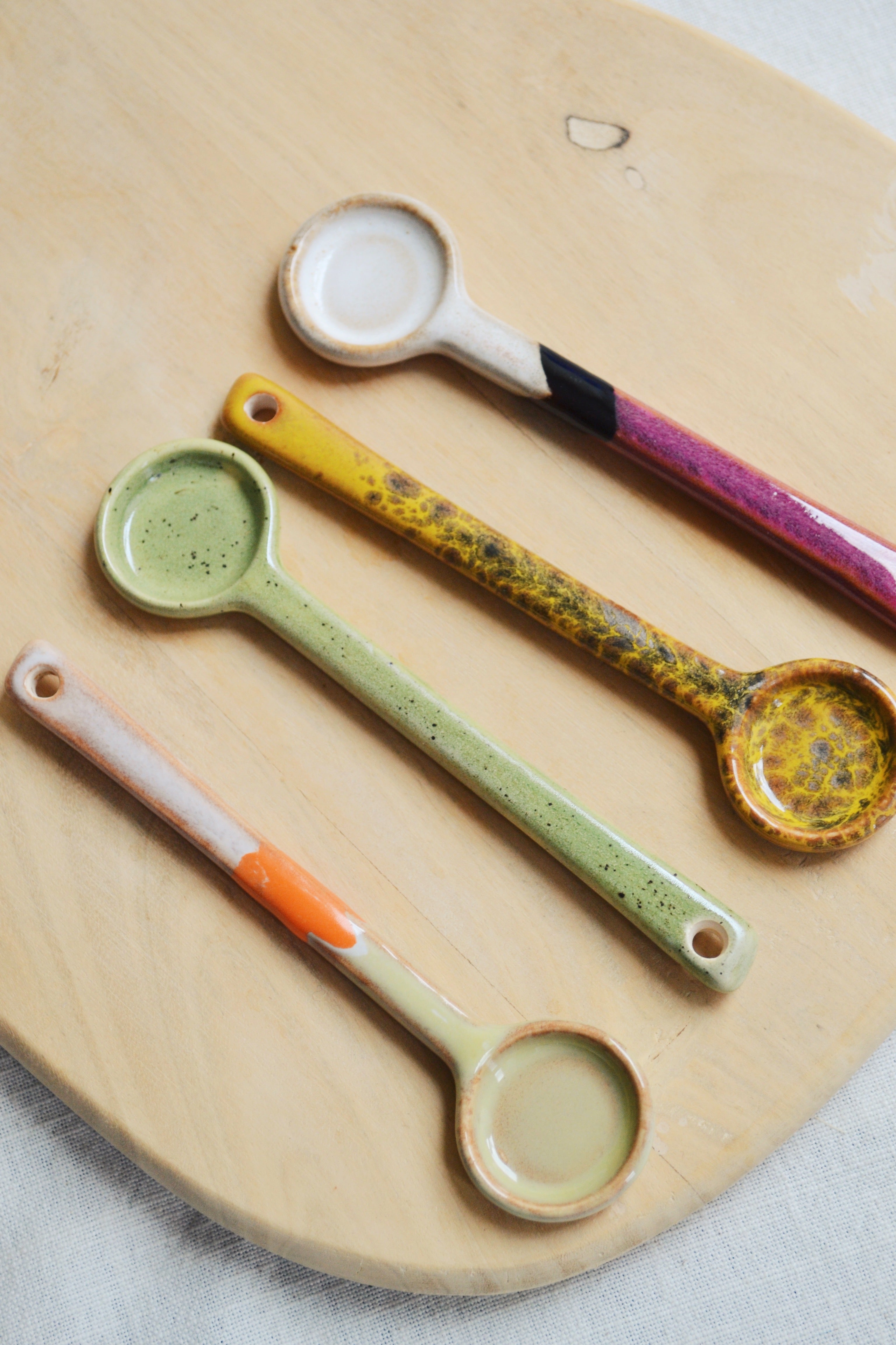 HKLIVING ® | SET OF FOUR CERAMIC SPOONS – Spicer and Wood