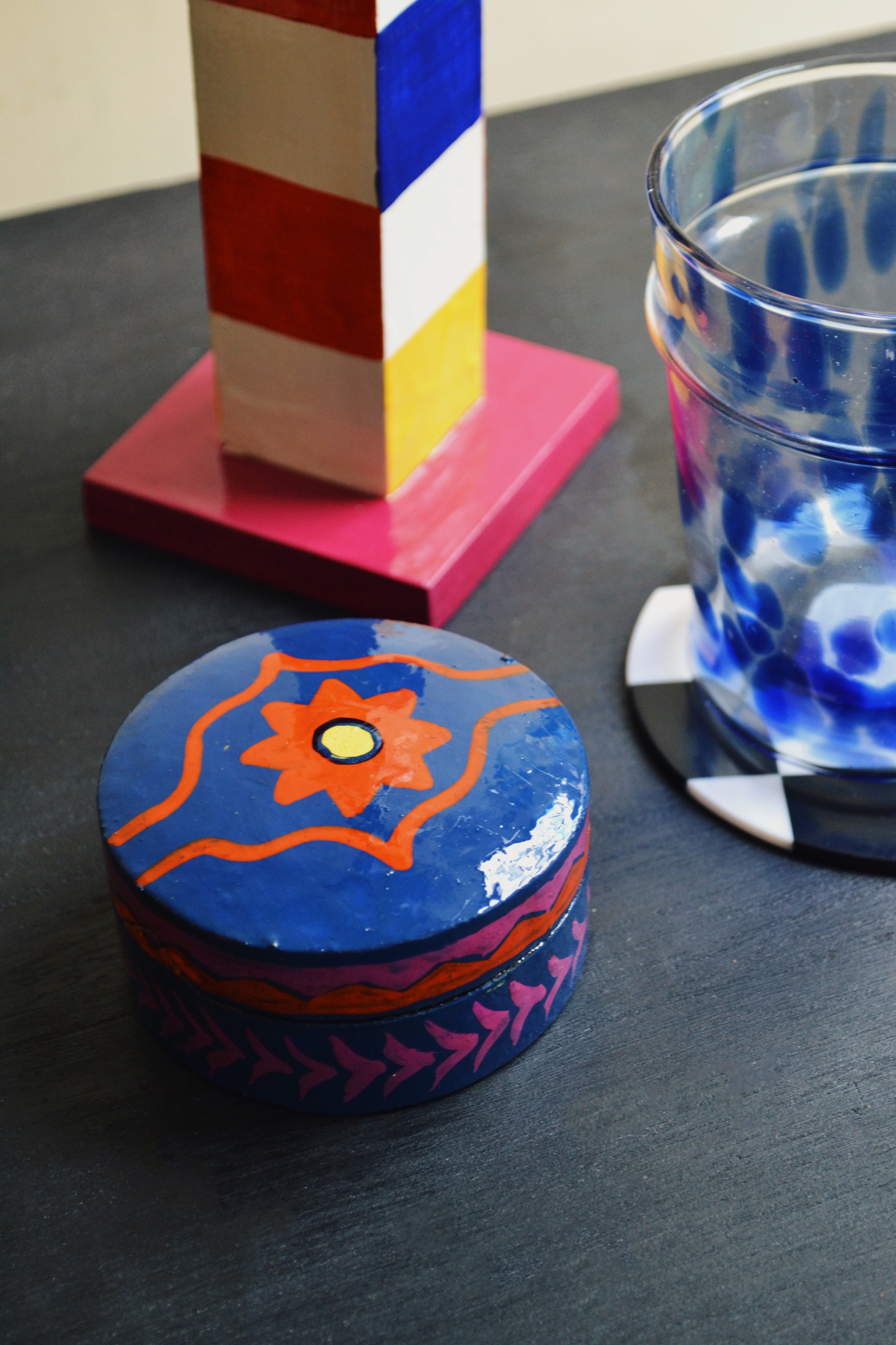 Blue Daisy Jewellery Box – Spicer and Wood